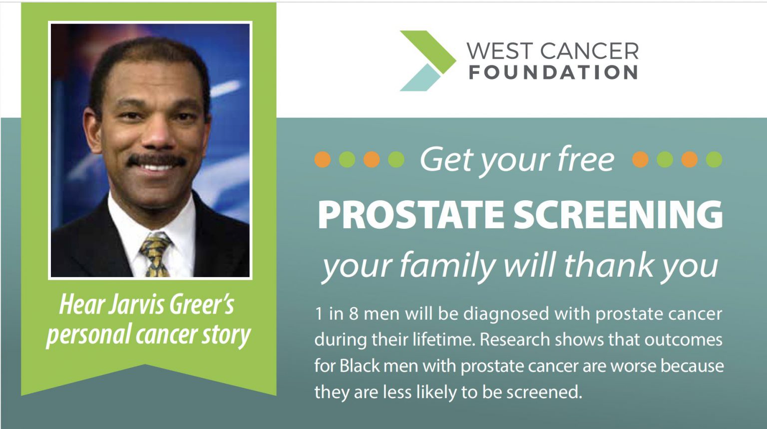 Free Prostate Screening - West Cancer Center